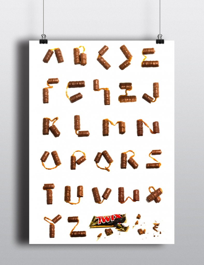 Twix Alphabet – Bethany Larsen Design